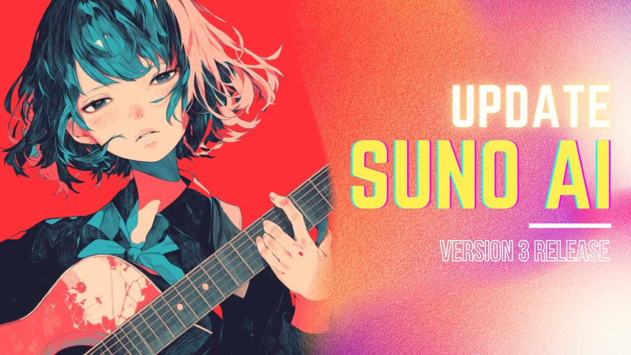 Suno AI v3 にアプデ！2分までの歌付き楽曲を瞬時に生成！