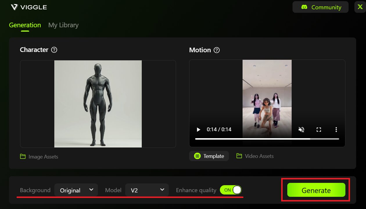 VIGGLE AIにWeb版登場！使い方とDiscord版との違い紹介！