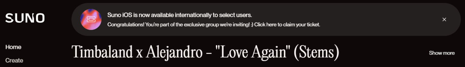 SunoAI iOSアプリ版が日本でもリリース！Scenesで画像/動画を元に生成！
