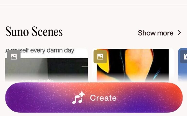 SunoAI iOSアプリ版が日本でもリリース！Scenesで画像/動画を元に生成！